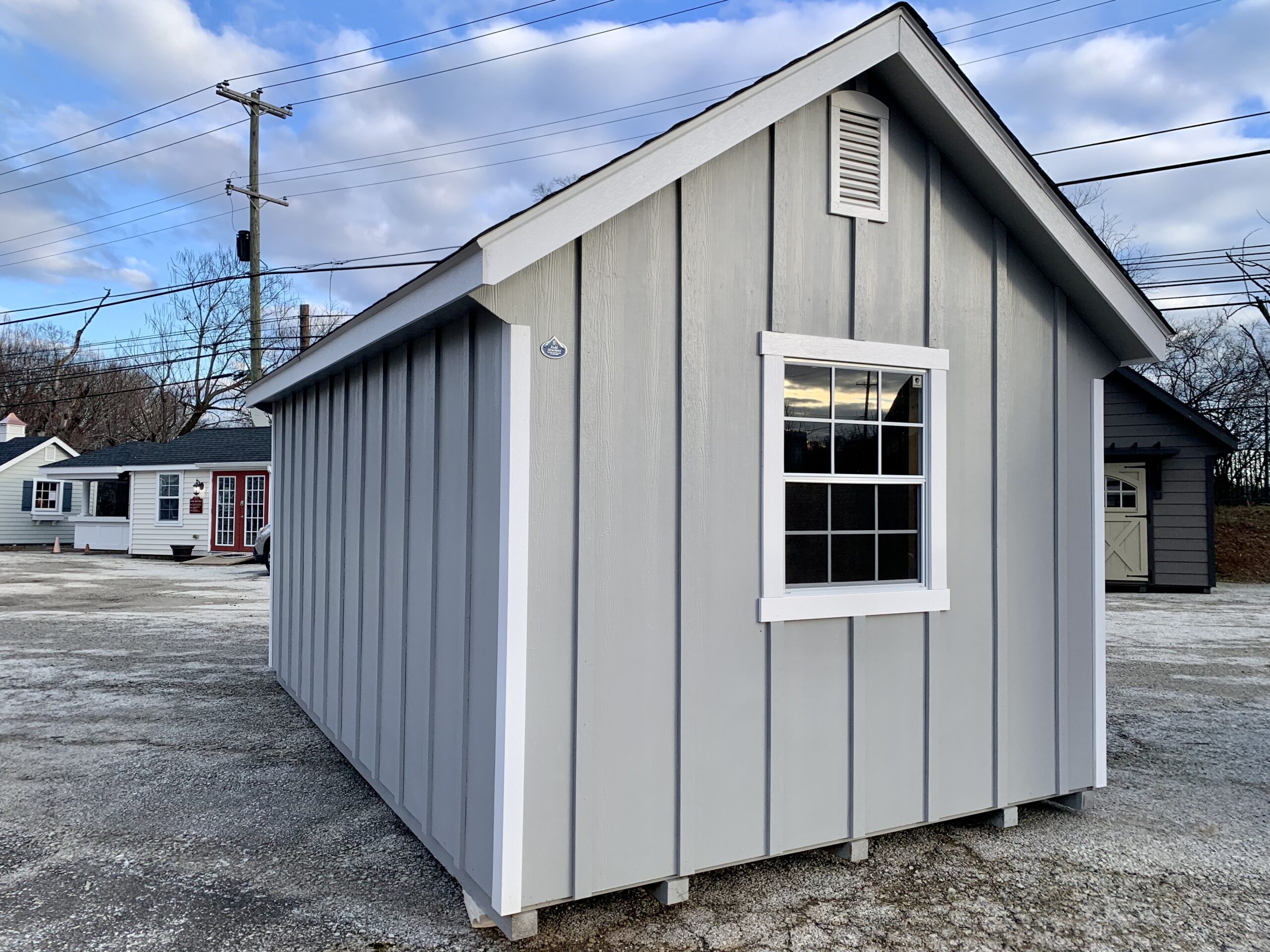 10' x 16' Garden Shed - James Hardie Board & Batten Siding - Riehl ...