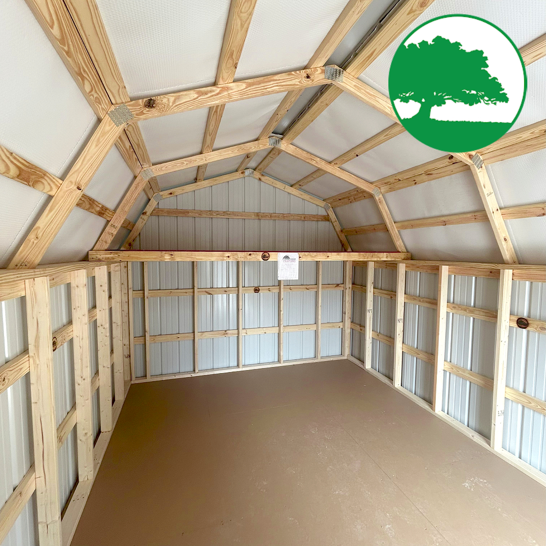 *CLOSEOUT* 12' x 16' Metal "Mid Loft Barn" - Backyard World