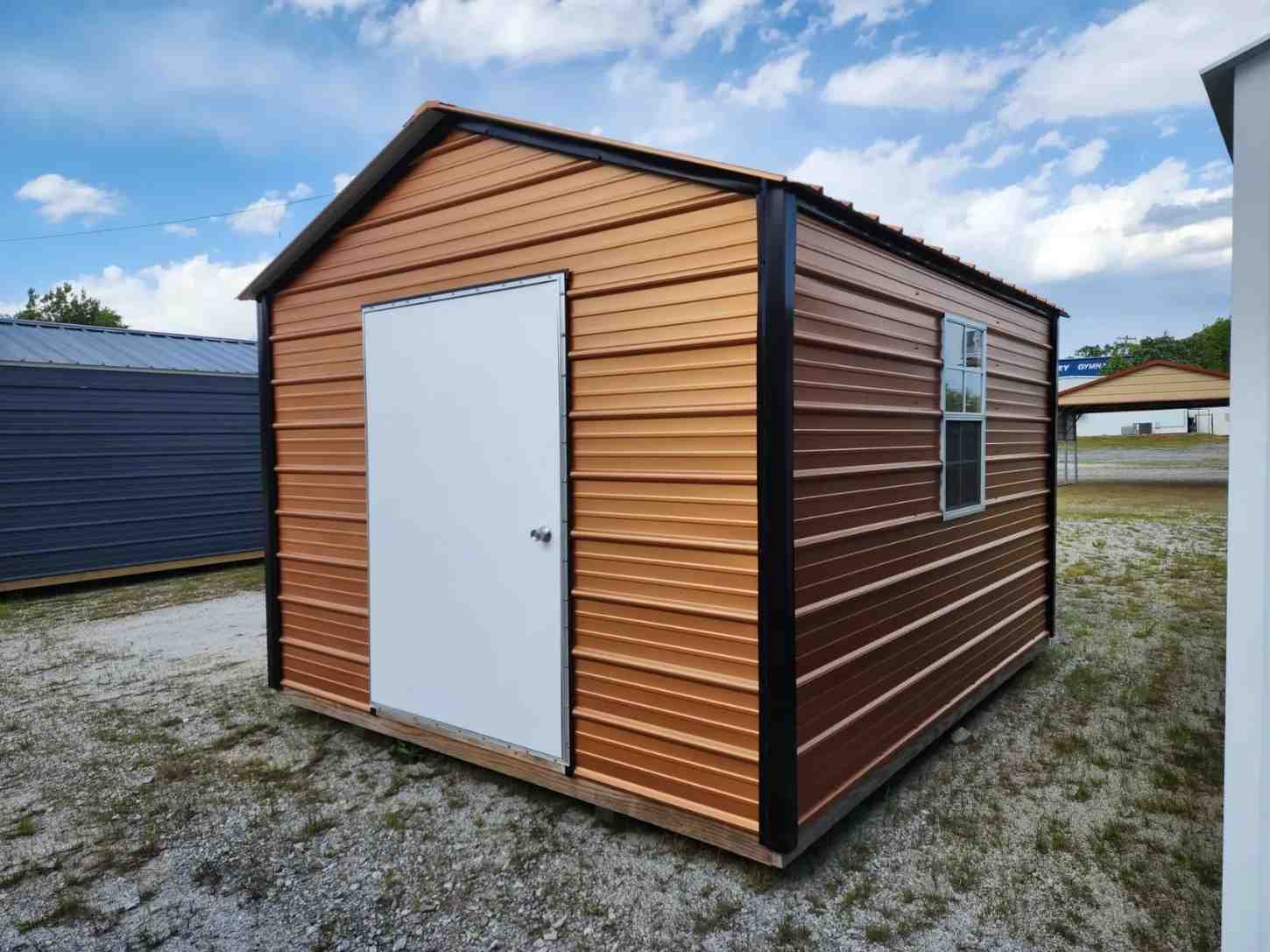 Metal Sheds in GA & SC - Willow Lake Sheds' Silverline Series