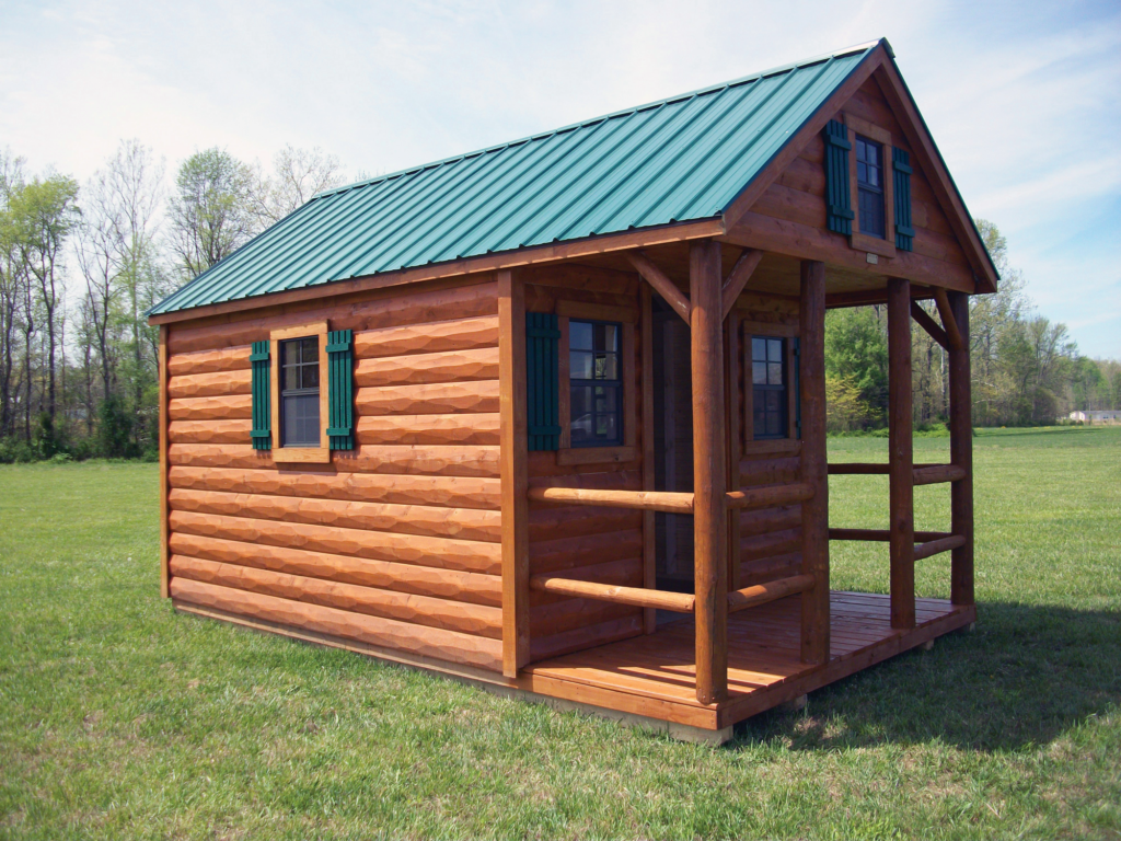 Log Sided Cabin - Beckden Buildings