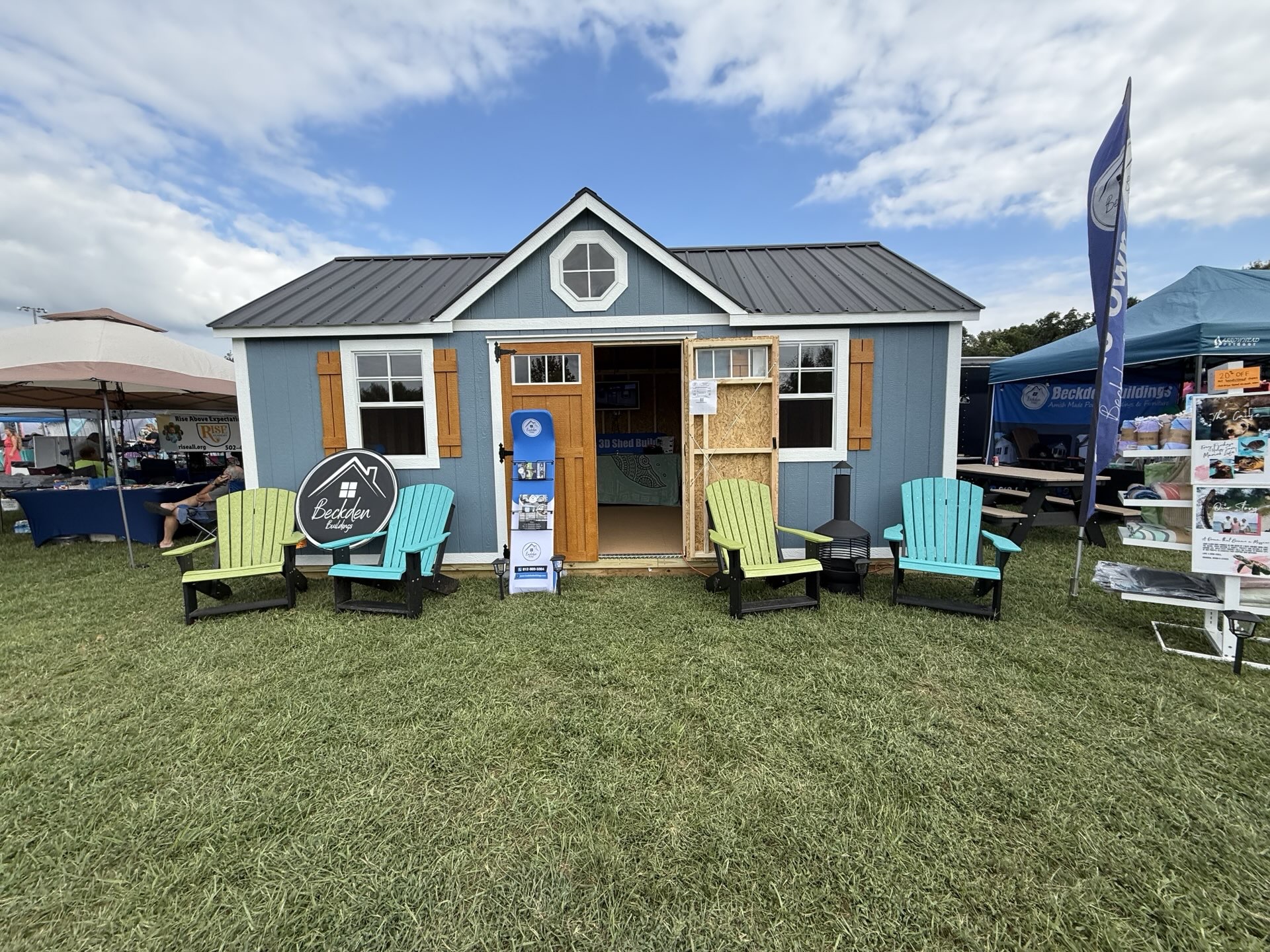 [20044] - 12x20 Lofted Gable Dormer - Beckden Buildings