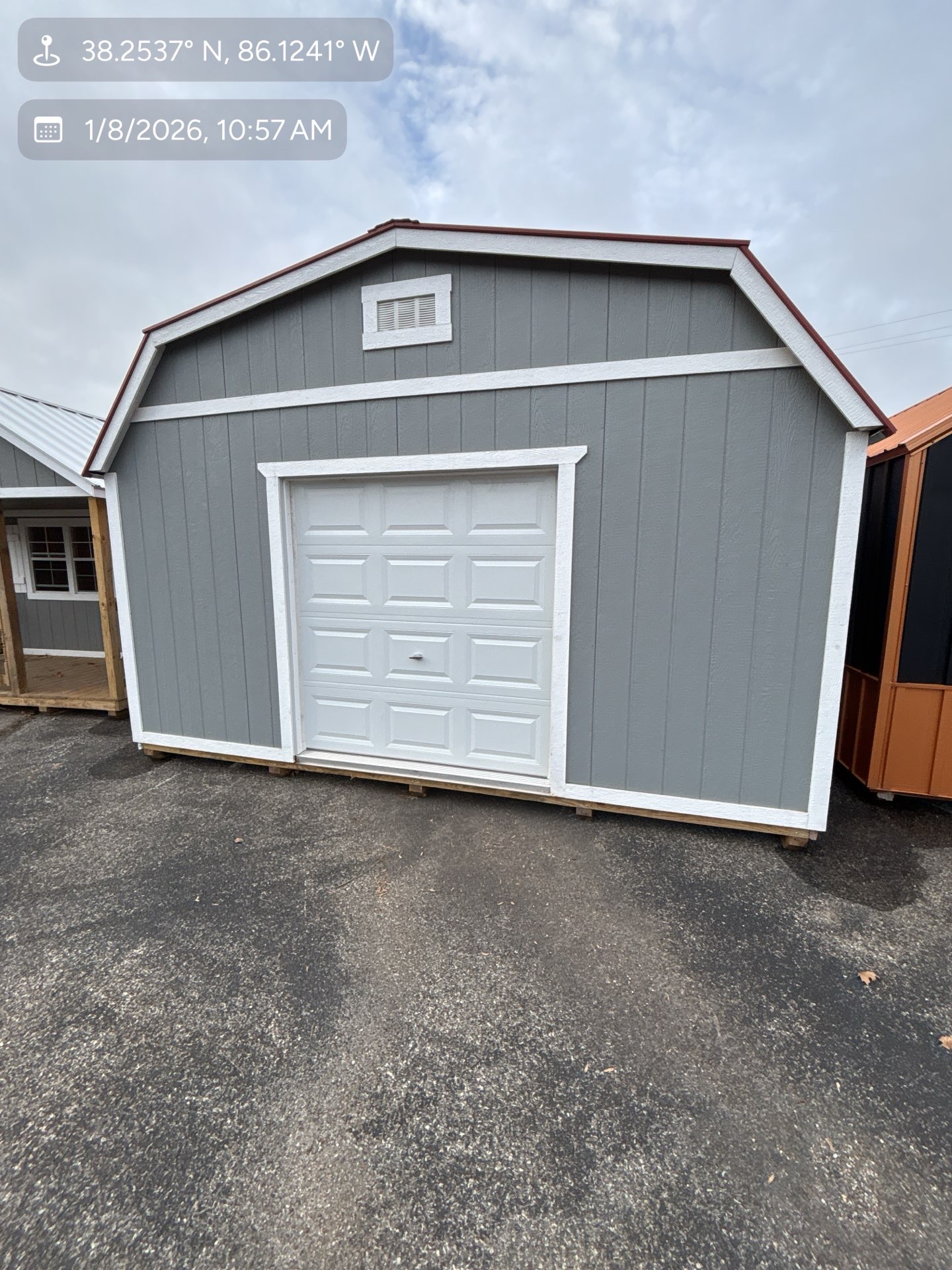 [02001] - 16x32 Barn Shop Combo - USED - Beckden Buildings
