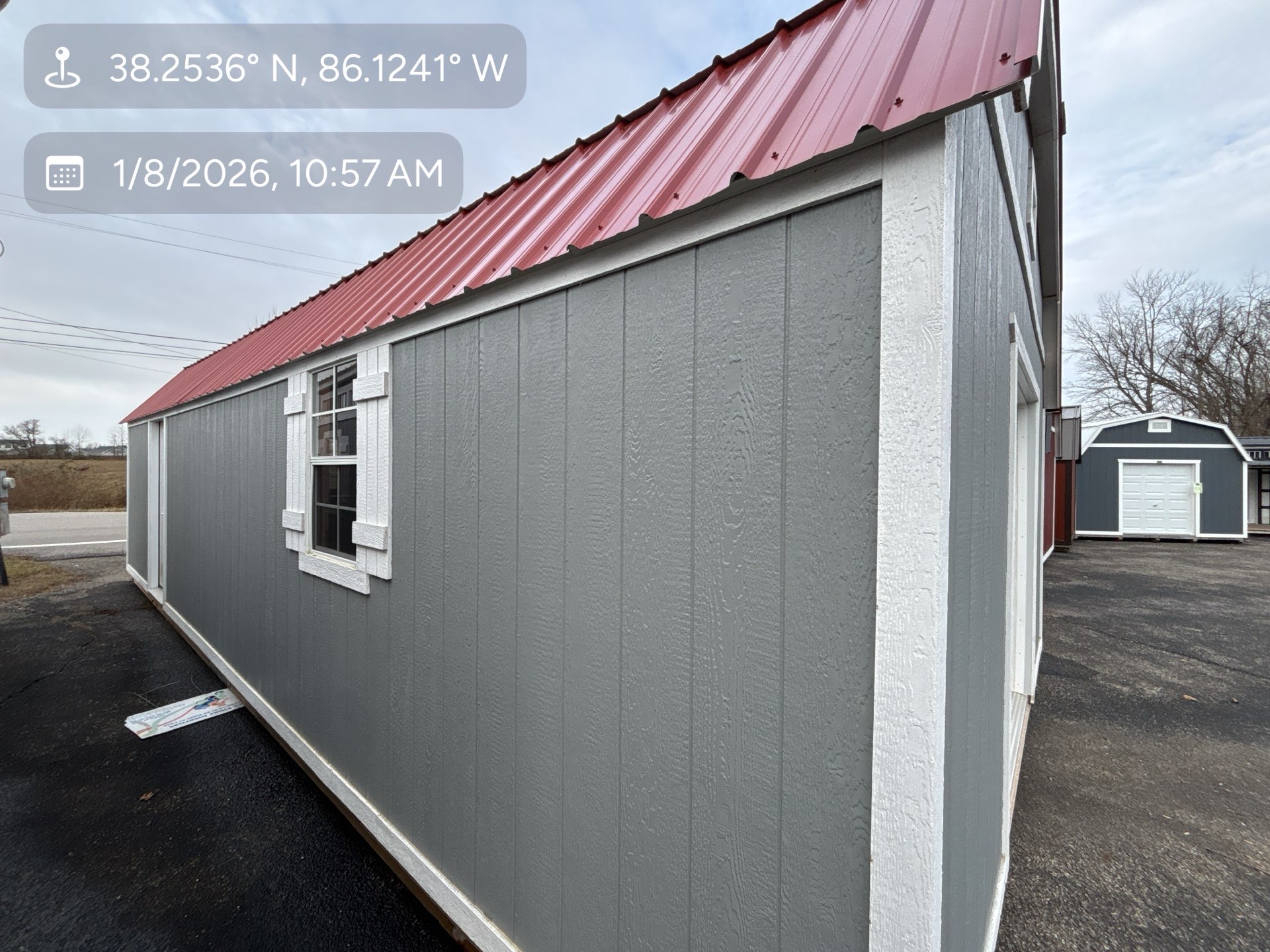 [02001] - 16x32 Barn Shop Combo - USED - Beckden Buildings