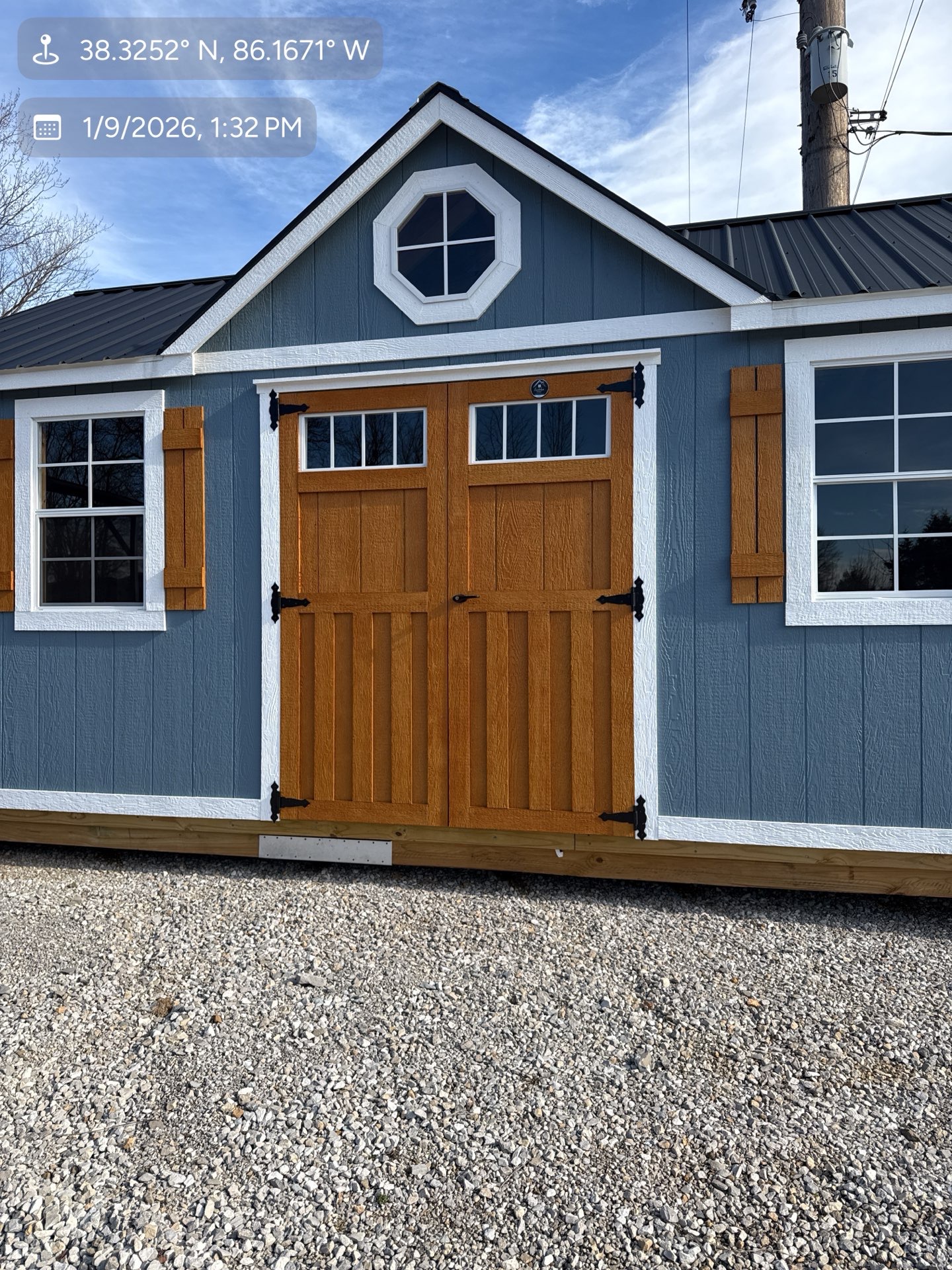 [20044] - 12x20 Lofted Gable Dormer - Beckden Buildings