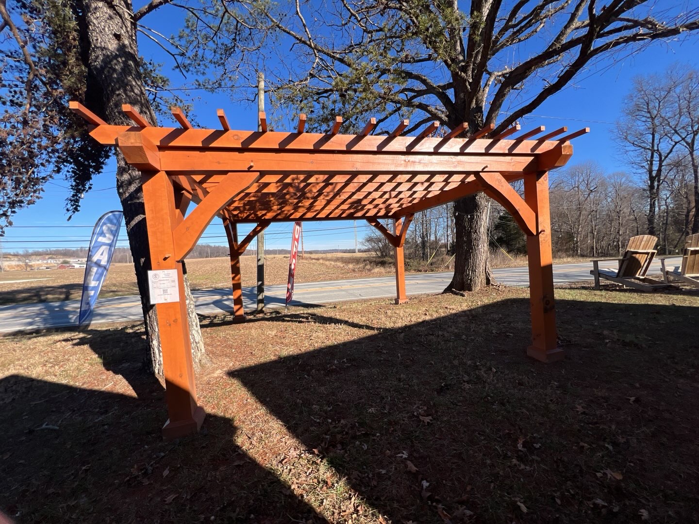 [20093] - 14x14 Pine Timber Frame - Shadelan Retreat - Beckden Buildings