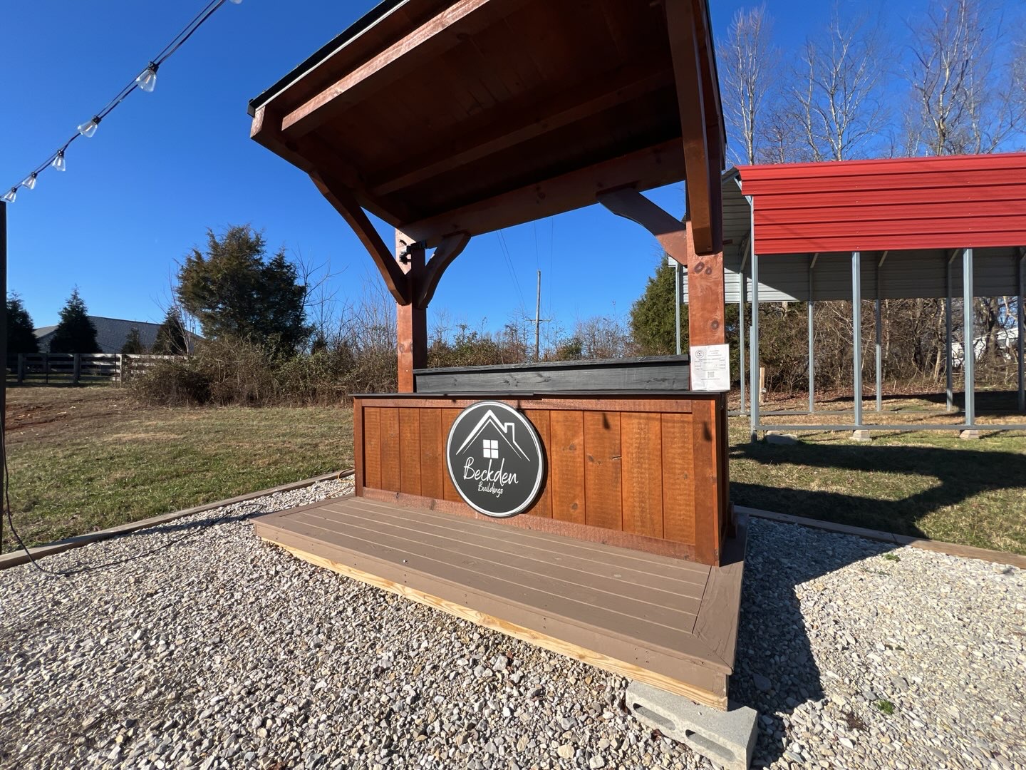 [20089] - Timber Frame - 6x10 Pine Ledgefield - Beckden Buildings