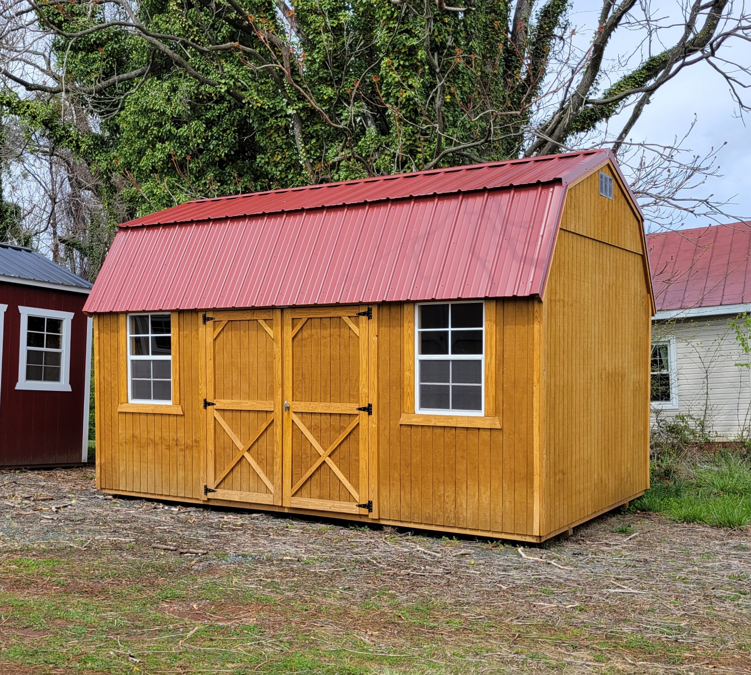 10X16 LOFTED BARN - Sheds, Carports And Steel Buildings | Paragon Yard ...