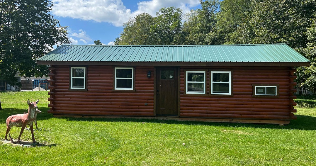 One Bedroom Cabin Plan & Features - Dream Cabins LLC