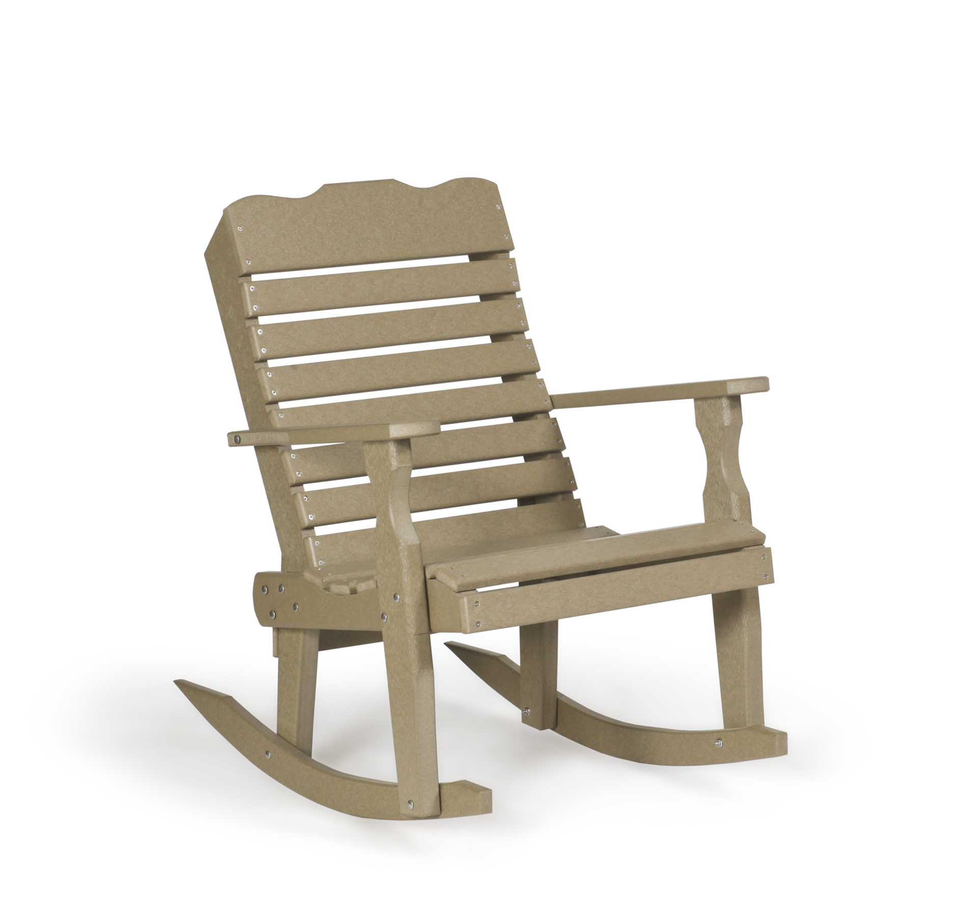 Single Curve Back Rocker - Delaware Sheds