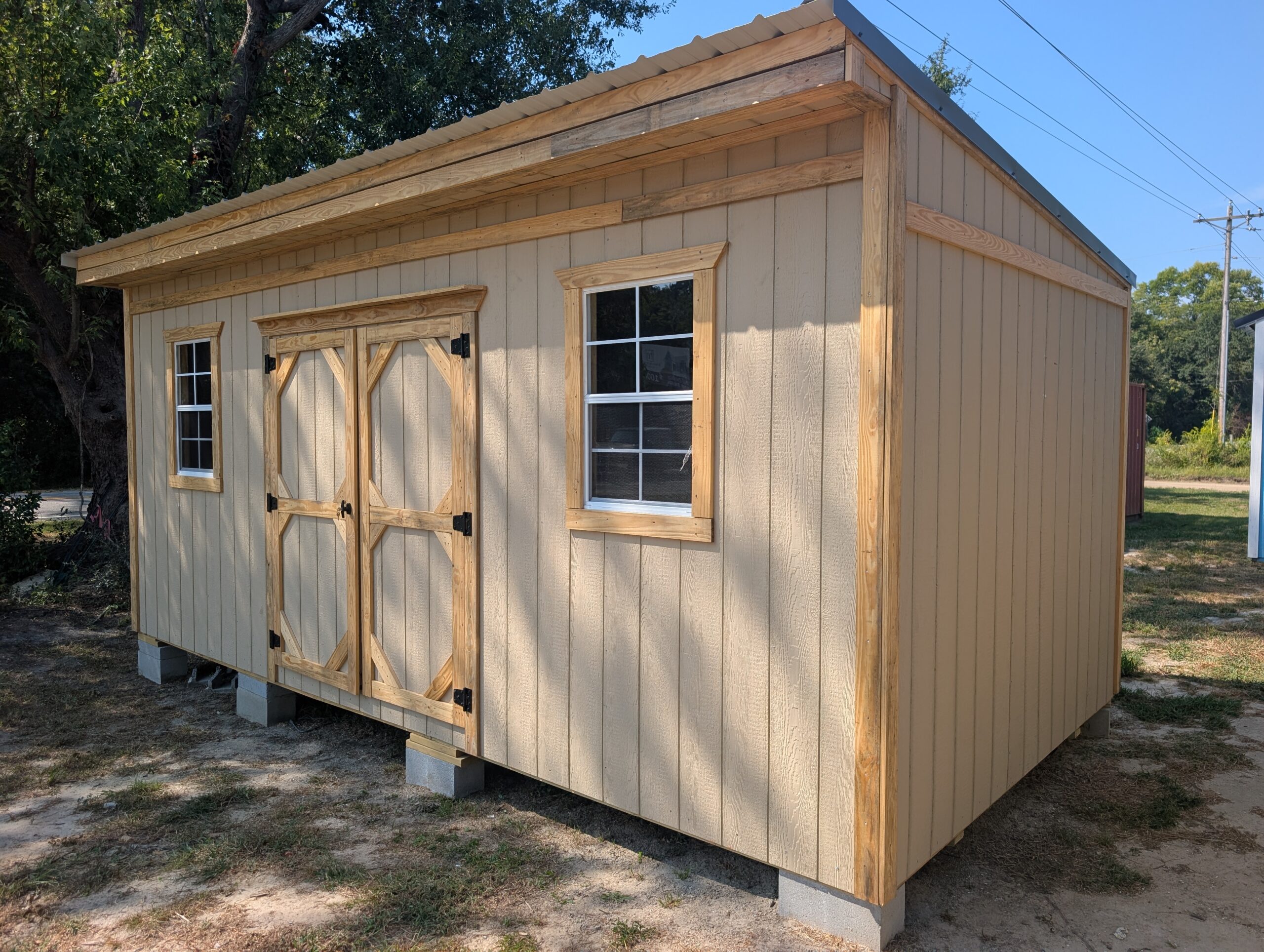 10x20 Lean Too Shed - Backyard Barns Plus