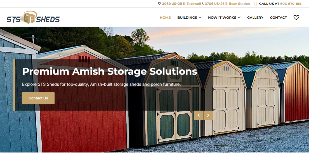 Top Quality Sheds For Sales in Tennessee | STS Sheds